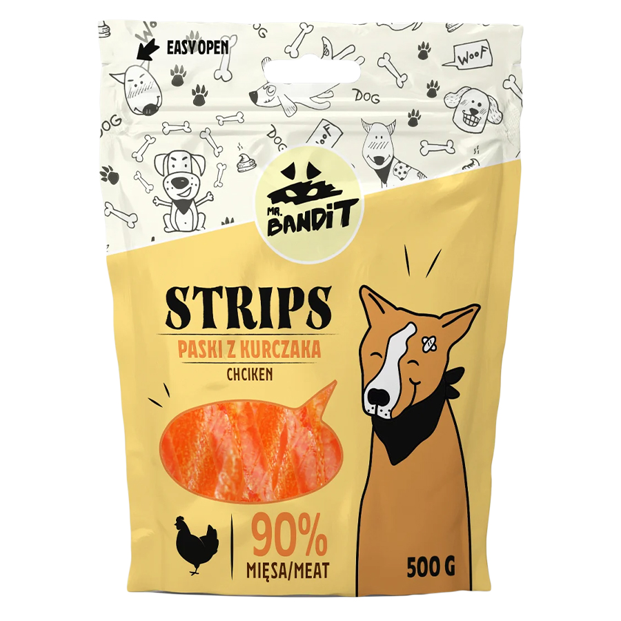 MR.BANDIT CHICKEN STRIPS 500gr - ktiniatrikoskosmos.gr